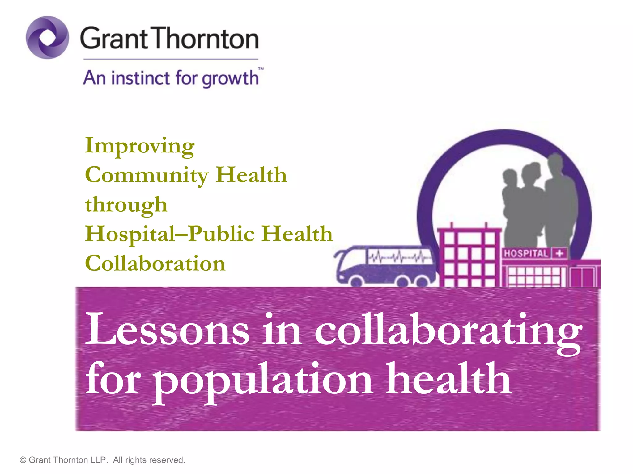 Lessons in collaborating for public health | PDF