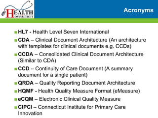 ® Population Health and Clinical Quality Measure Reporting System 9-11 ...