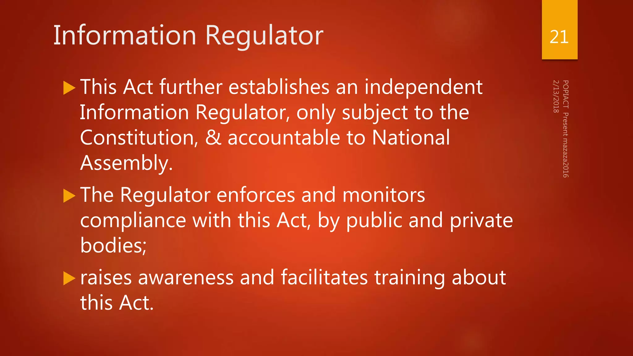 Popi act presentation | PPTX