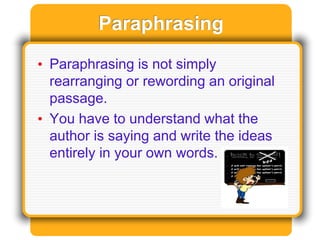 PLAGIARISM AND HOW CAN AVOID IT | PPT | Homework and Study | Education