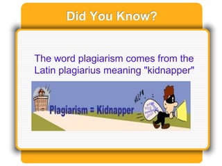 PLAGIARISM AND HOW CAN AVOID IT | PPT