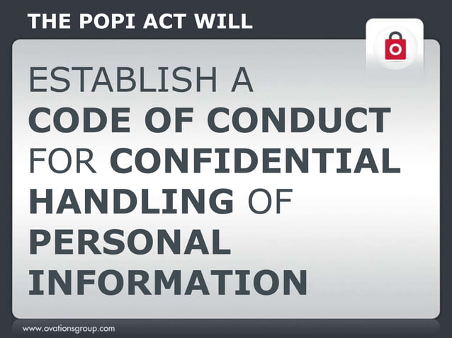 POPI Act compliance presentation | PPSX