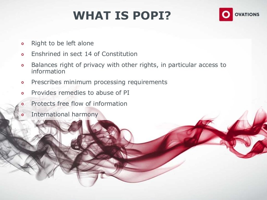 POPI Act compliance presentation