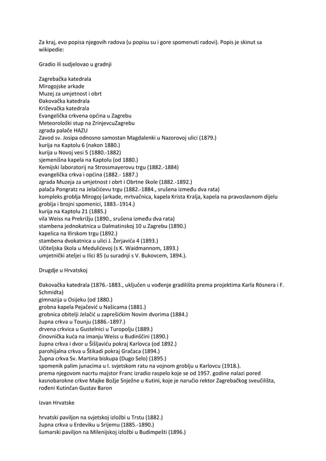 Popis radova hermana bollea | DOCX