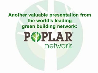 Poplar LEED Continuing Education Guide 2017 | PPT