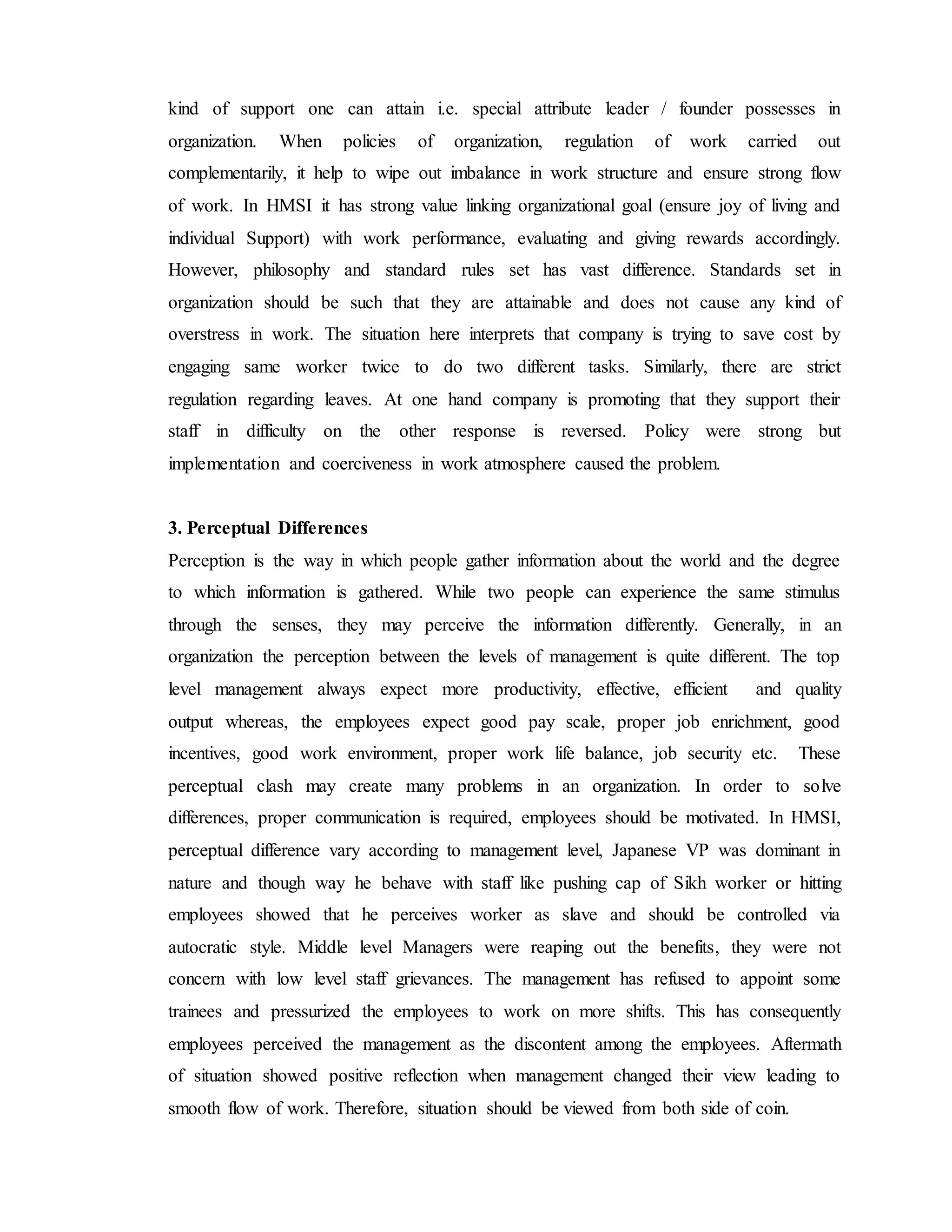 Pople management fiasco in HMSI case analysis | DOCX