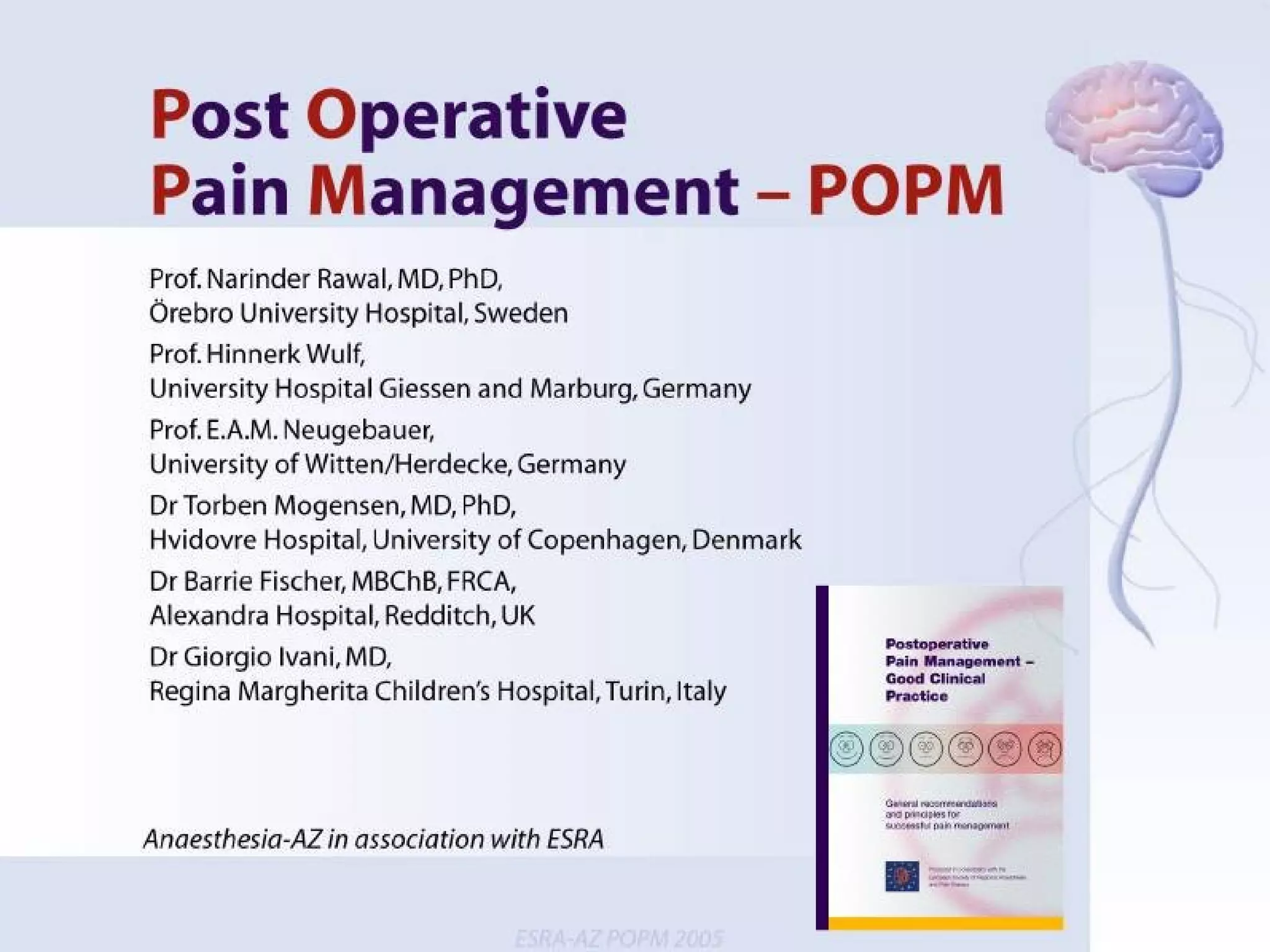 PostOp Pain Management | PPT