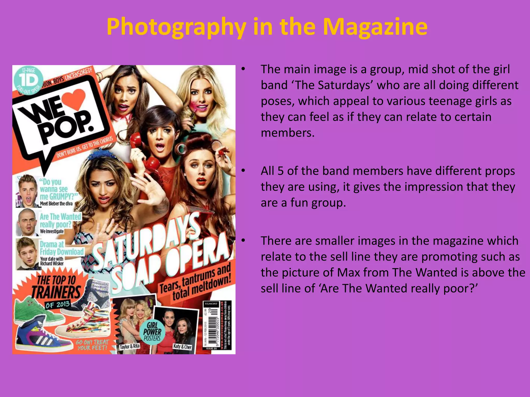 Pop magazine annotation | PPT