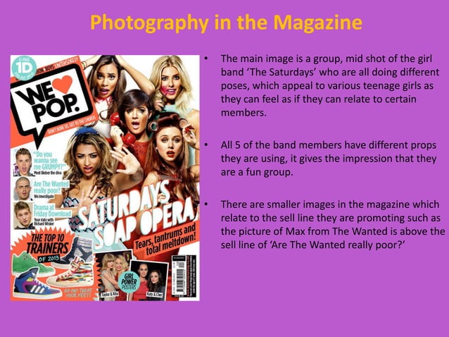 Pop magazine annotation | PPT