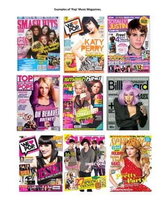 Pop magazine research | PDF