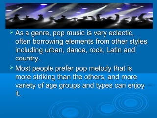 Pop music | PPT
