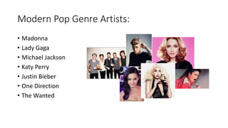Pop music | PPTX