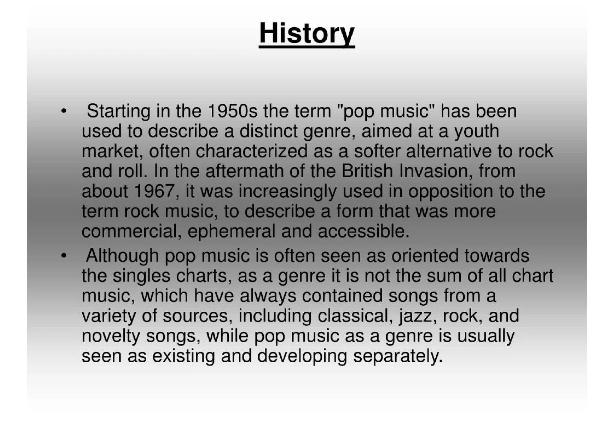 Pop Music | PDF