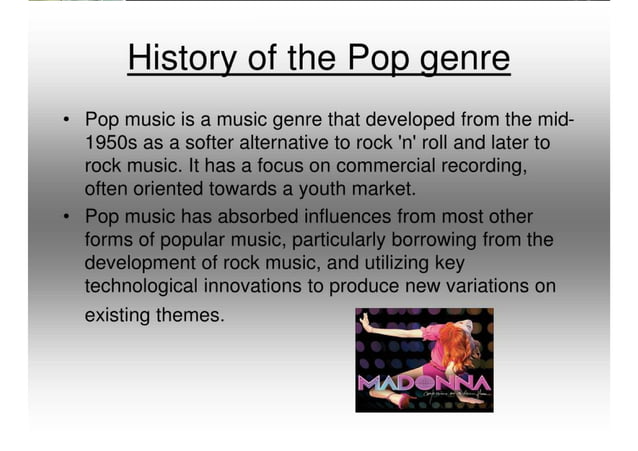 Pop Music | PDF