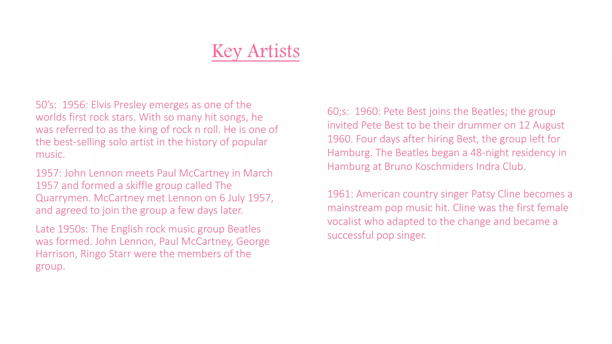 Pop music genre blog | PPT