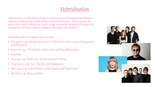 Pop music genre blog | PPT