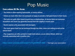 Pop music genre presee | PPT