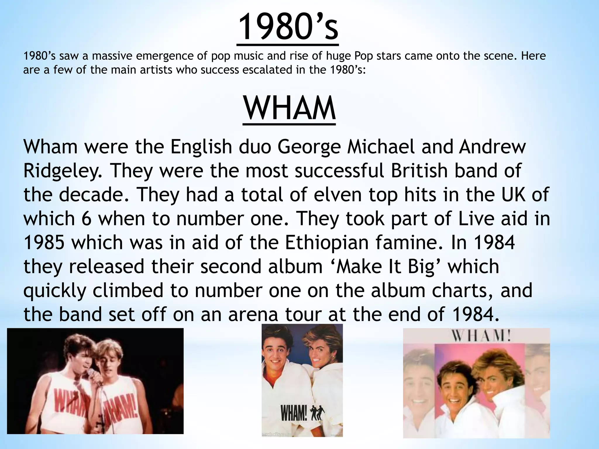 Pop music history | PPT