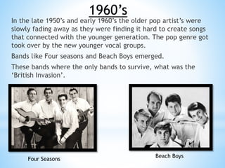 Pop music history | PPT