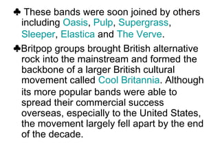 Pop music in britain | PPT