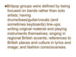 Pop music in britain | PPT