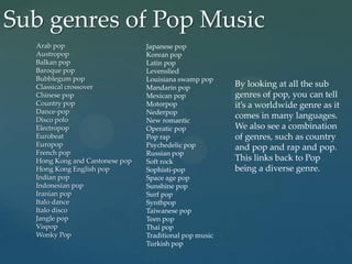 Pop music magazine research | PPTX