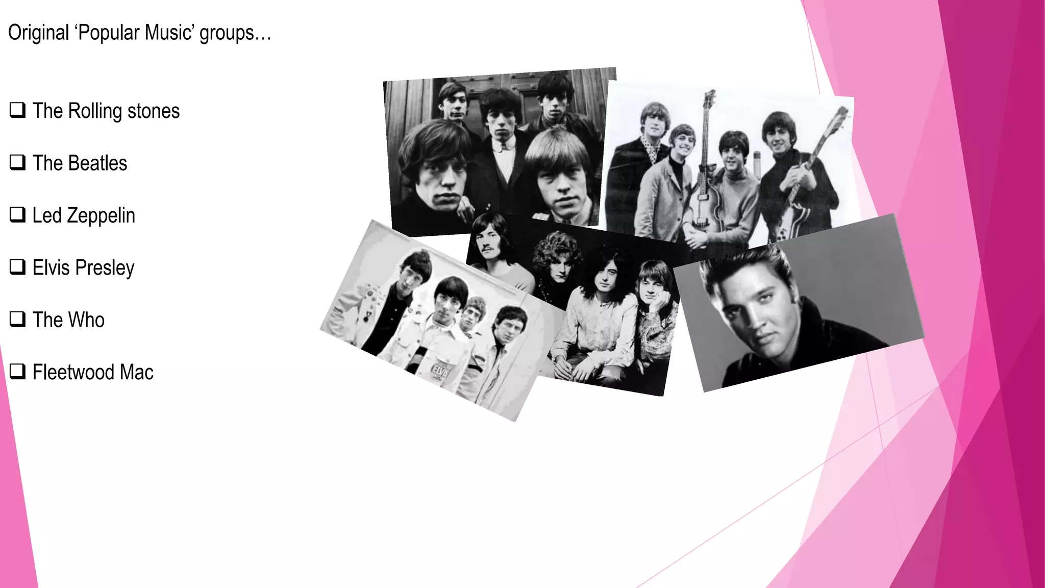 Pop music research | PPTX