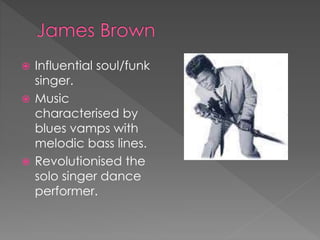 Pop music the 60s | PPTX | R&B/Soul/Funk | Music