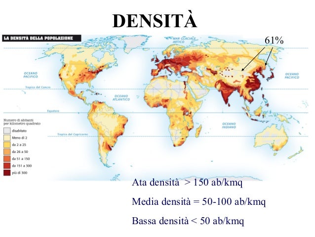 Densità Popolazione Mondiale – Population Density By Country – ZUAC