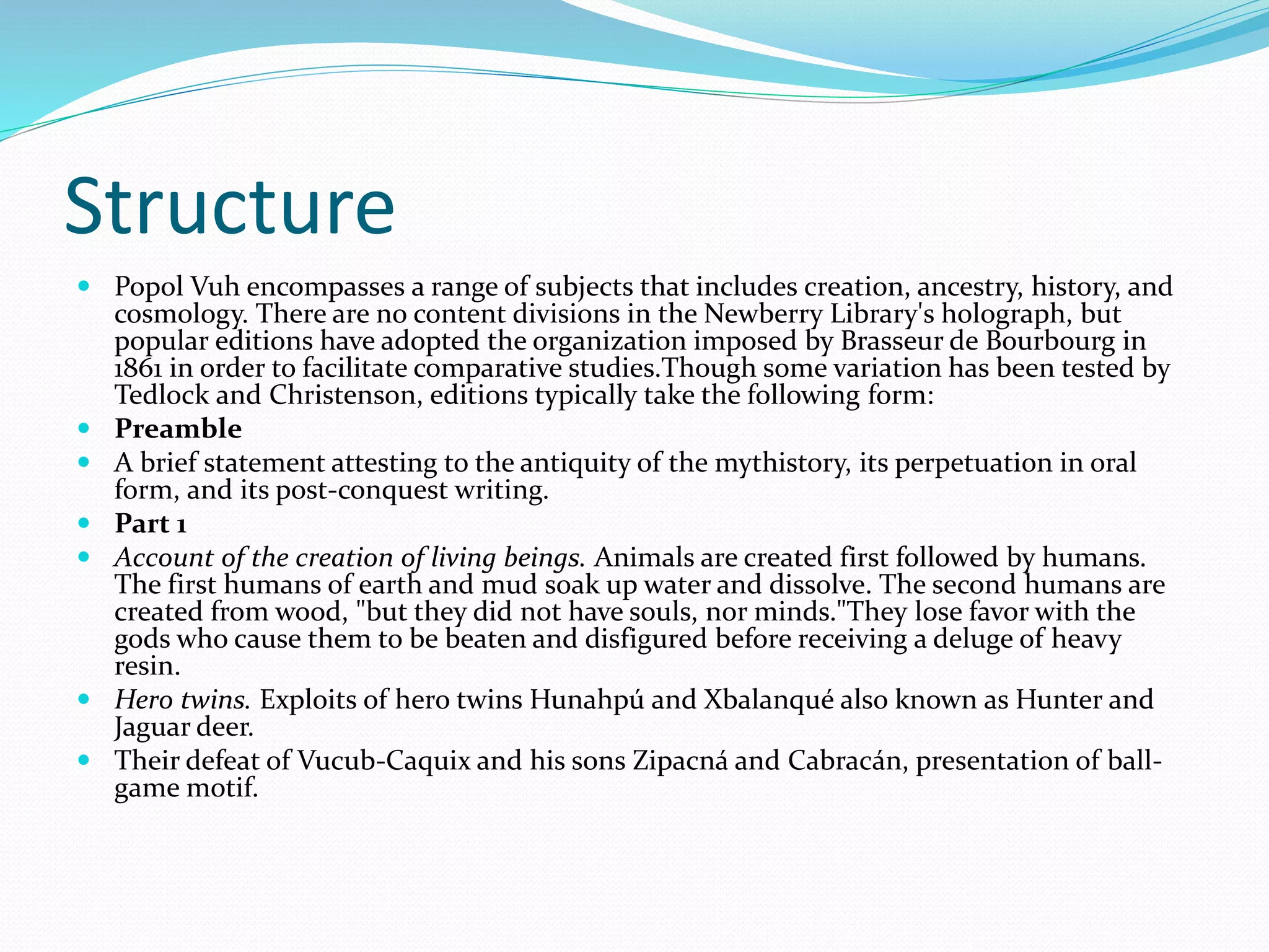 Popol vuh | PPT