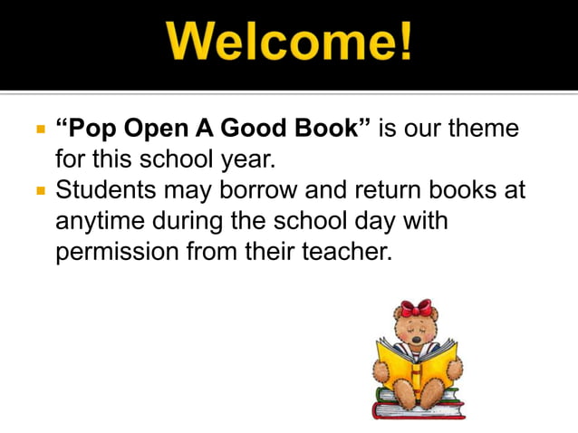 Pop open a good book | PPTX | Education