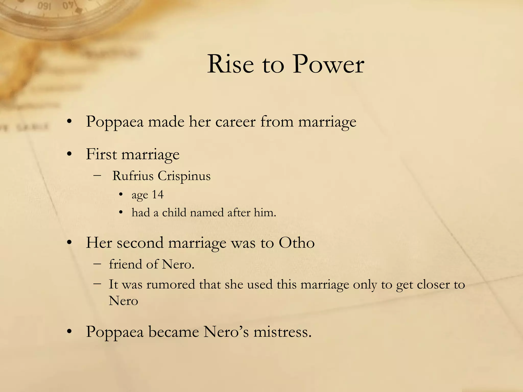 Poppaea sabina | PPT