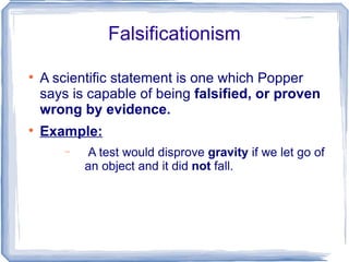 A2 Popper Recap | PPT | Physics | Science