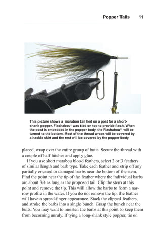 Tying Bass Poppers Popper Tails | PDF