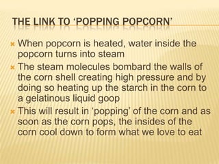 Popping popcorn 3 g | PPT
