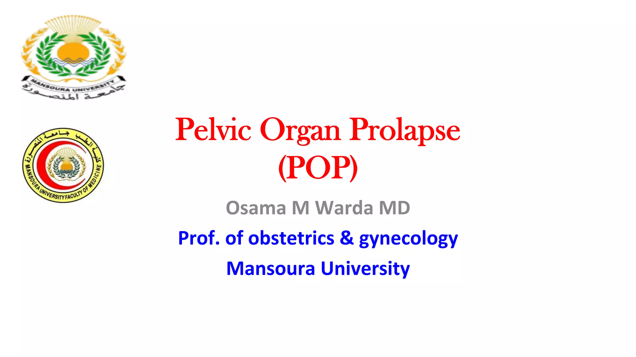 Pop (post graduate). prof. osama warda | PDF