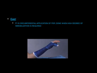 basics of plaster and slabs | PPTX | First Aid | Injuries