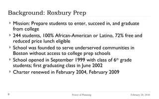 Long Term Planning Presentation with Kathryn McCurdy - POP Winter ...