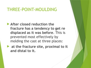 General principles of Plaster of Paris cast/slab immobilization in ...