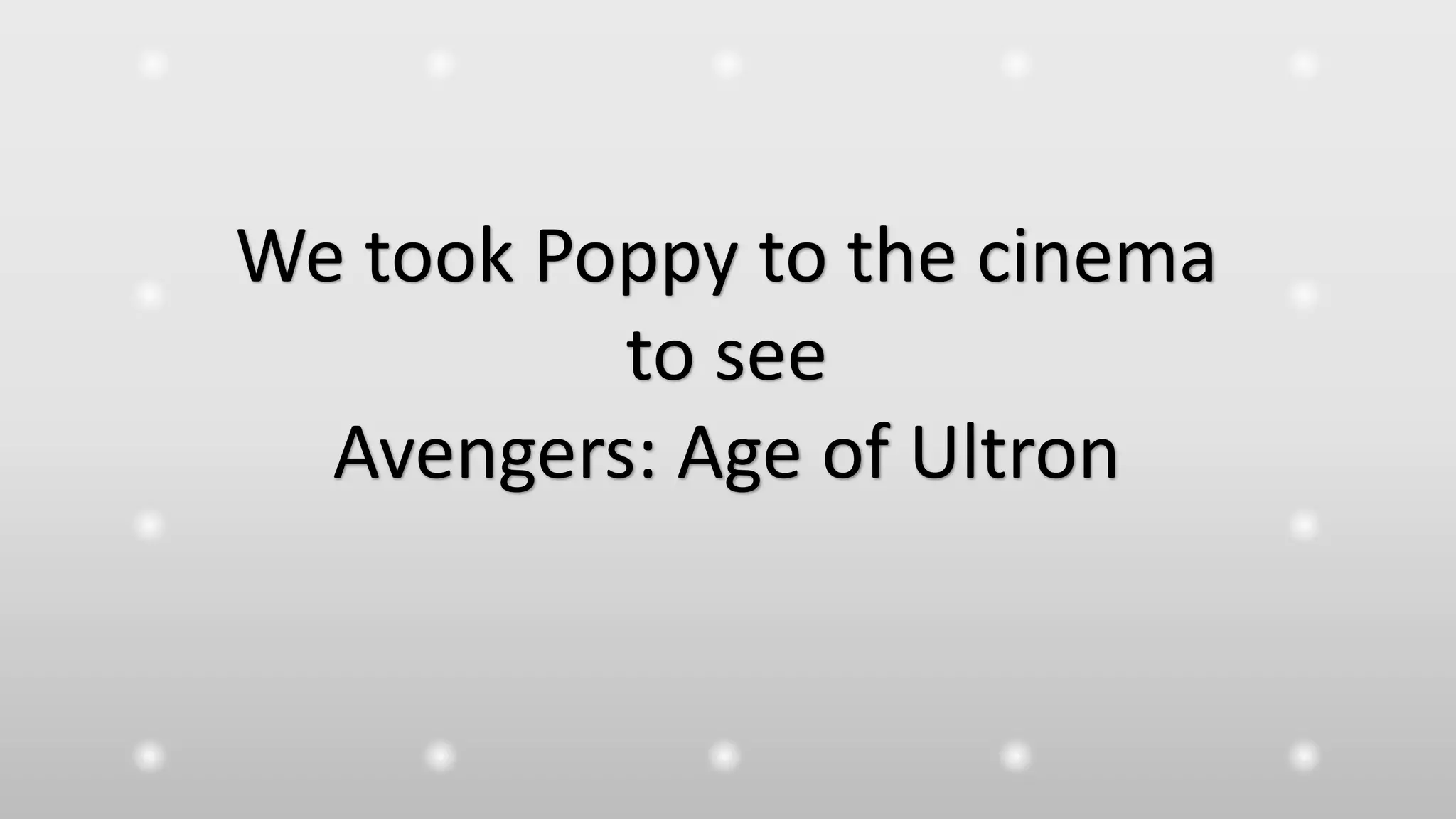 Poppy and victor 25 26 april 2015 | PPTX