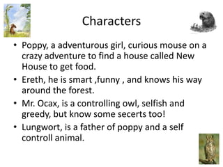 Poppy emma sullivan allie | PPTX