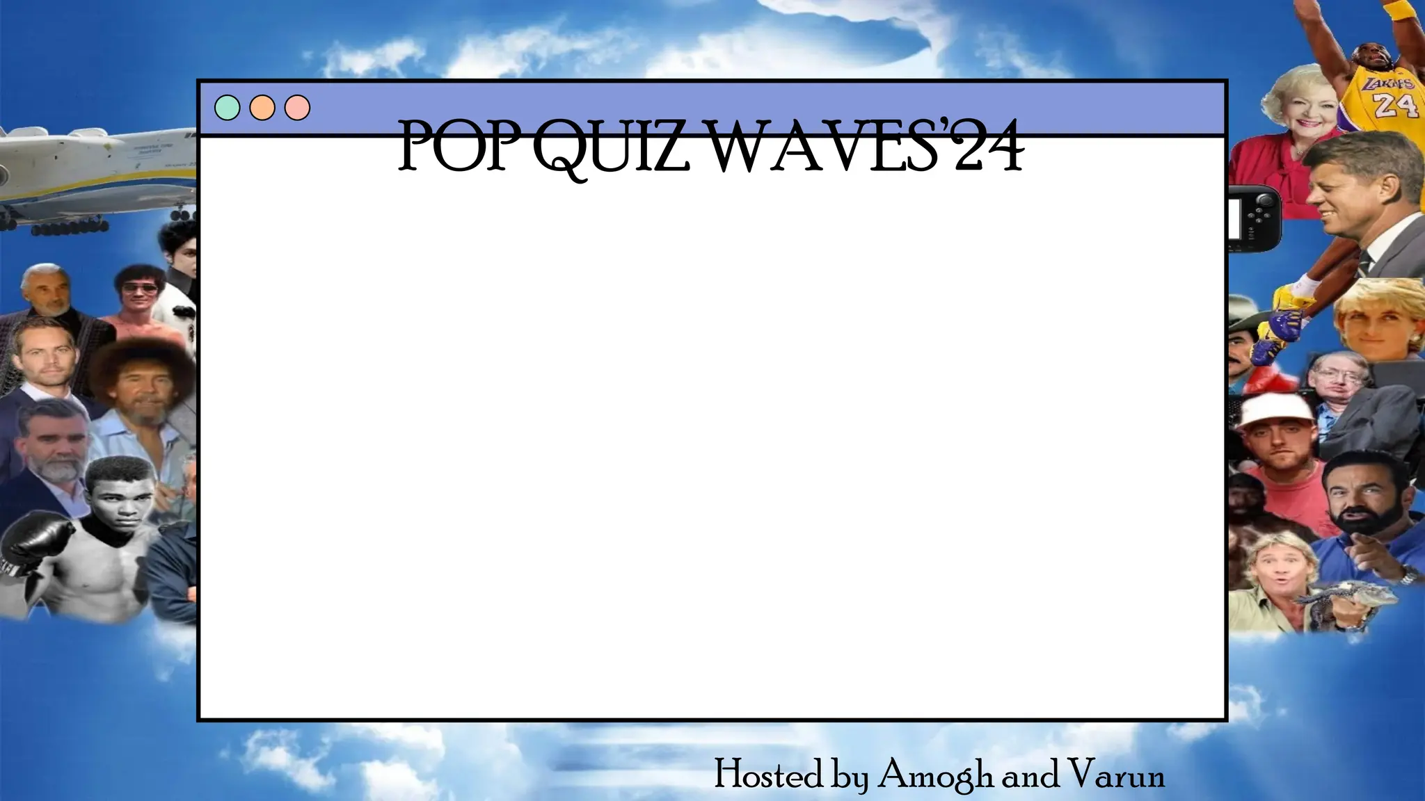 Pop Quiz Prelims and Finals || QM: Varun Kadpe and Amogh Dharmavaram || Waves Quizfest 2024 ...