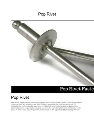Pop rivet | DOCX