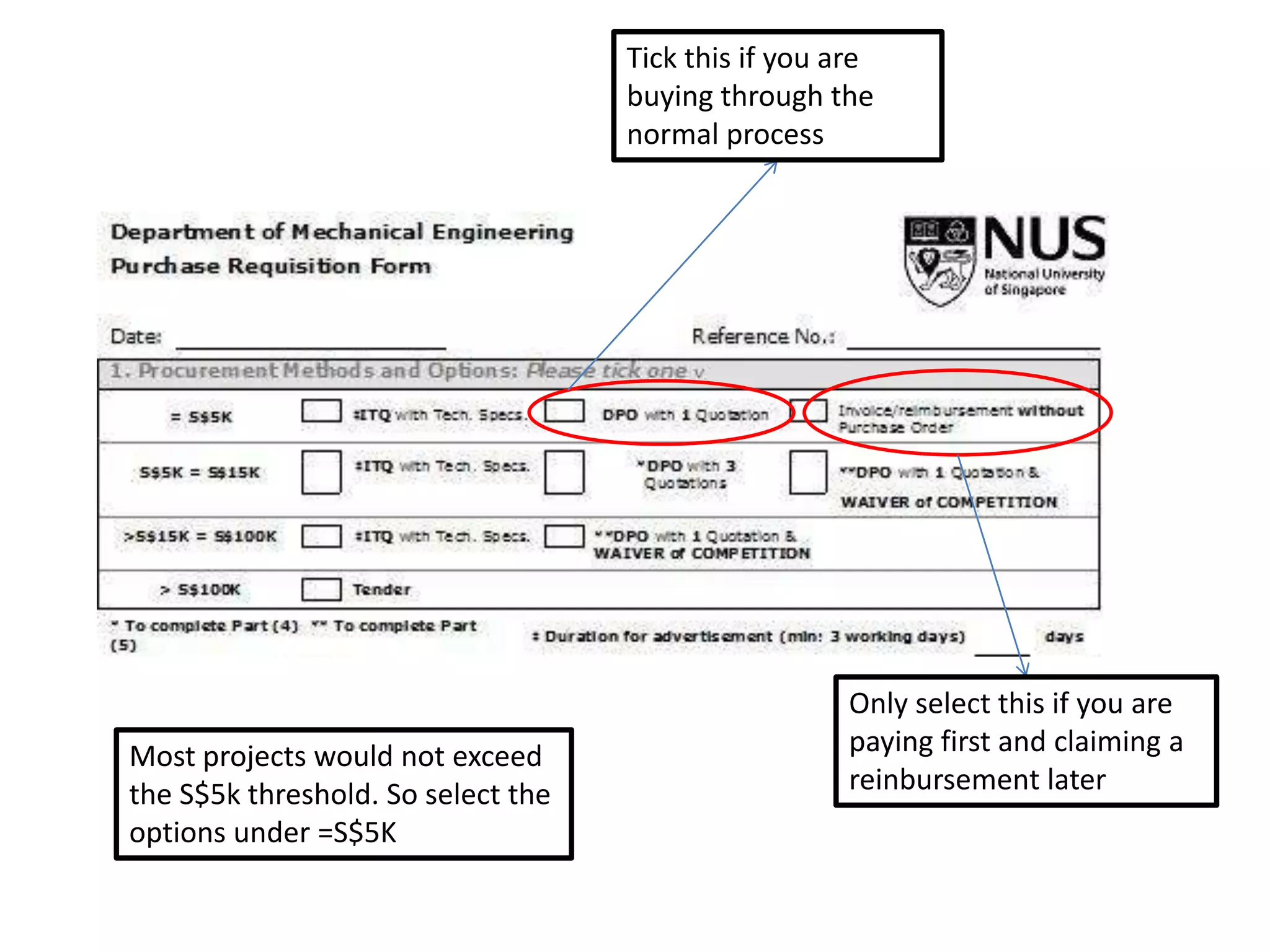 How to Fill in the PRQ Form | PPTX