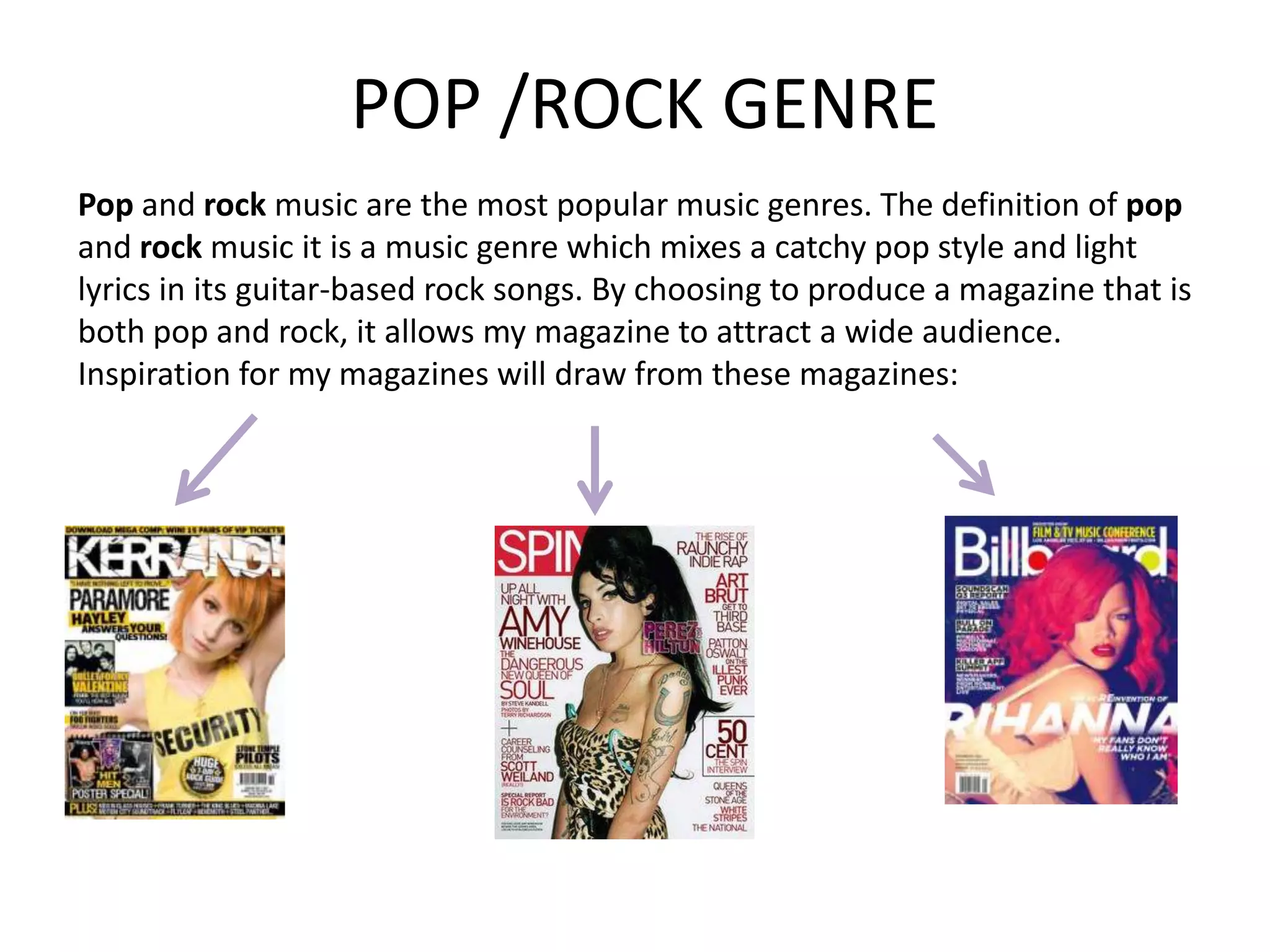 Pop rock genre | PPT