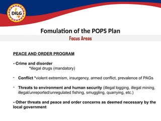 Peace and Order and Public Safety-Planning-and-POPS-PCMS | PPTX