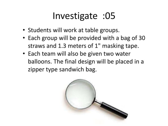 Popsicle melt and water balloon experiments | PPT