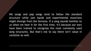 Pop song structure - Materi struktur lagu pop untuk SMA Kelas XI | PPTX