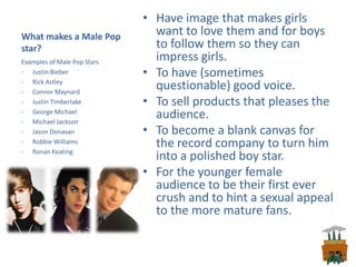 Pop star image | PPTX | Contemporary Hits/Pop/Top 40 | Music