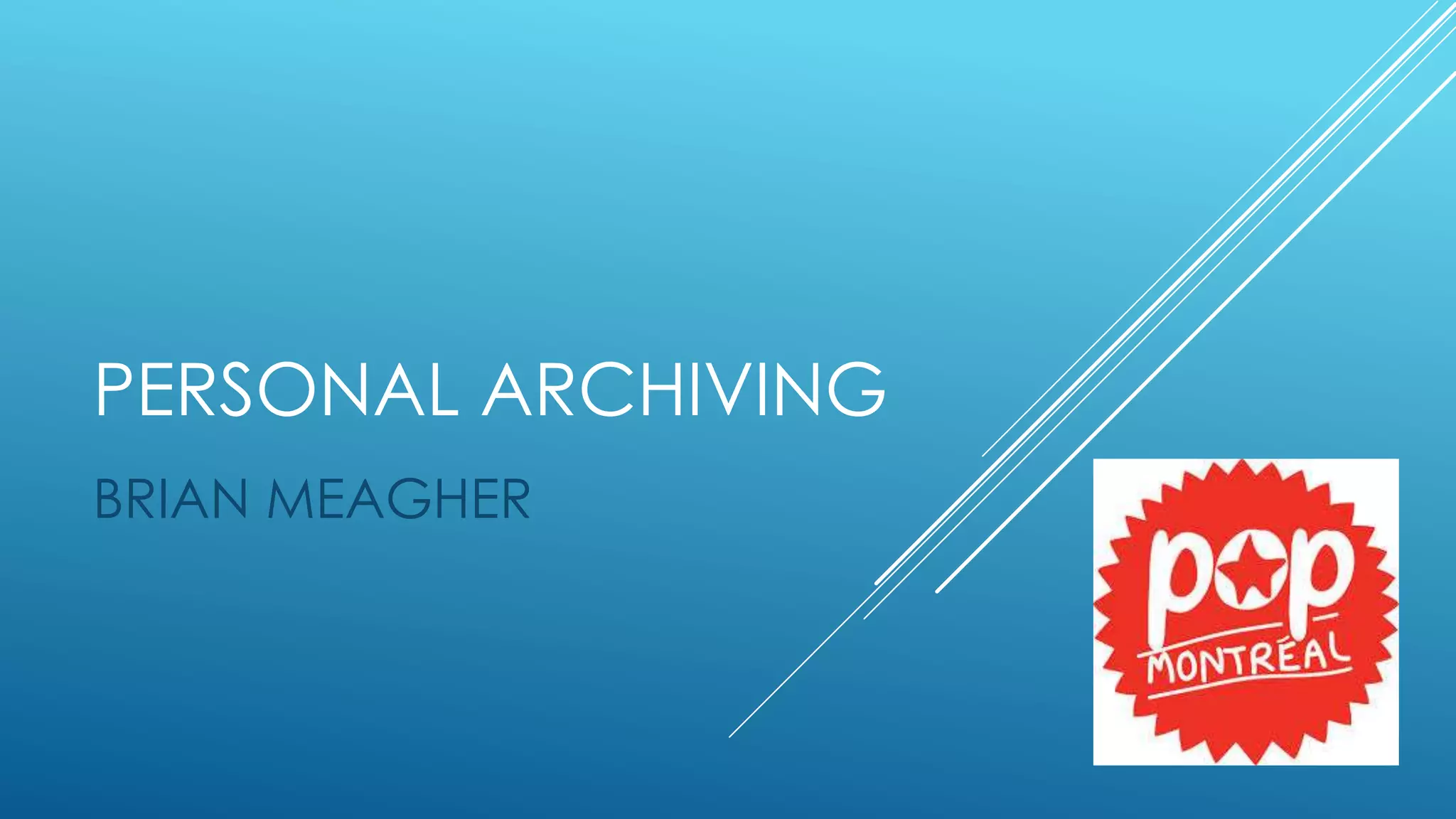Personal Archiving Project Management | PPT